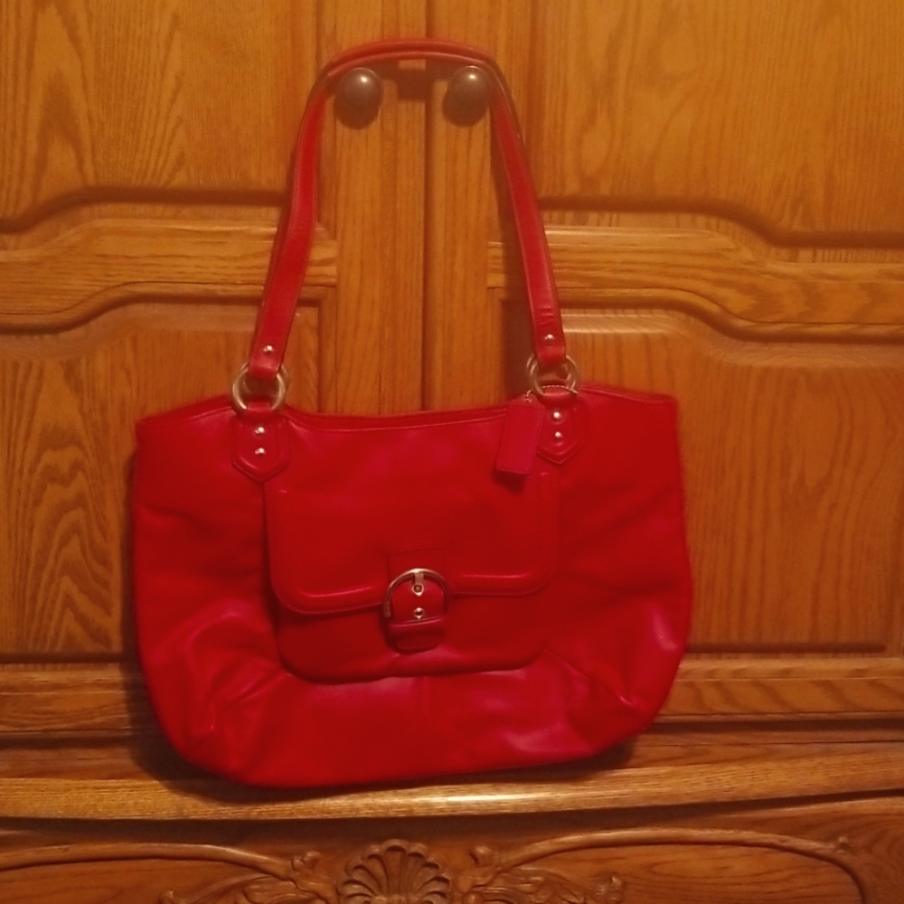 Coach, Dark Red (Not Pink Like The Picture Shows) Coa… - Gem